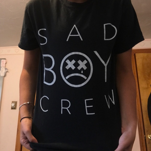 Tops | Sad Boy Crew Tshirt | Poshmark